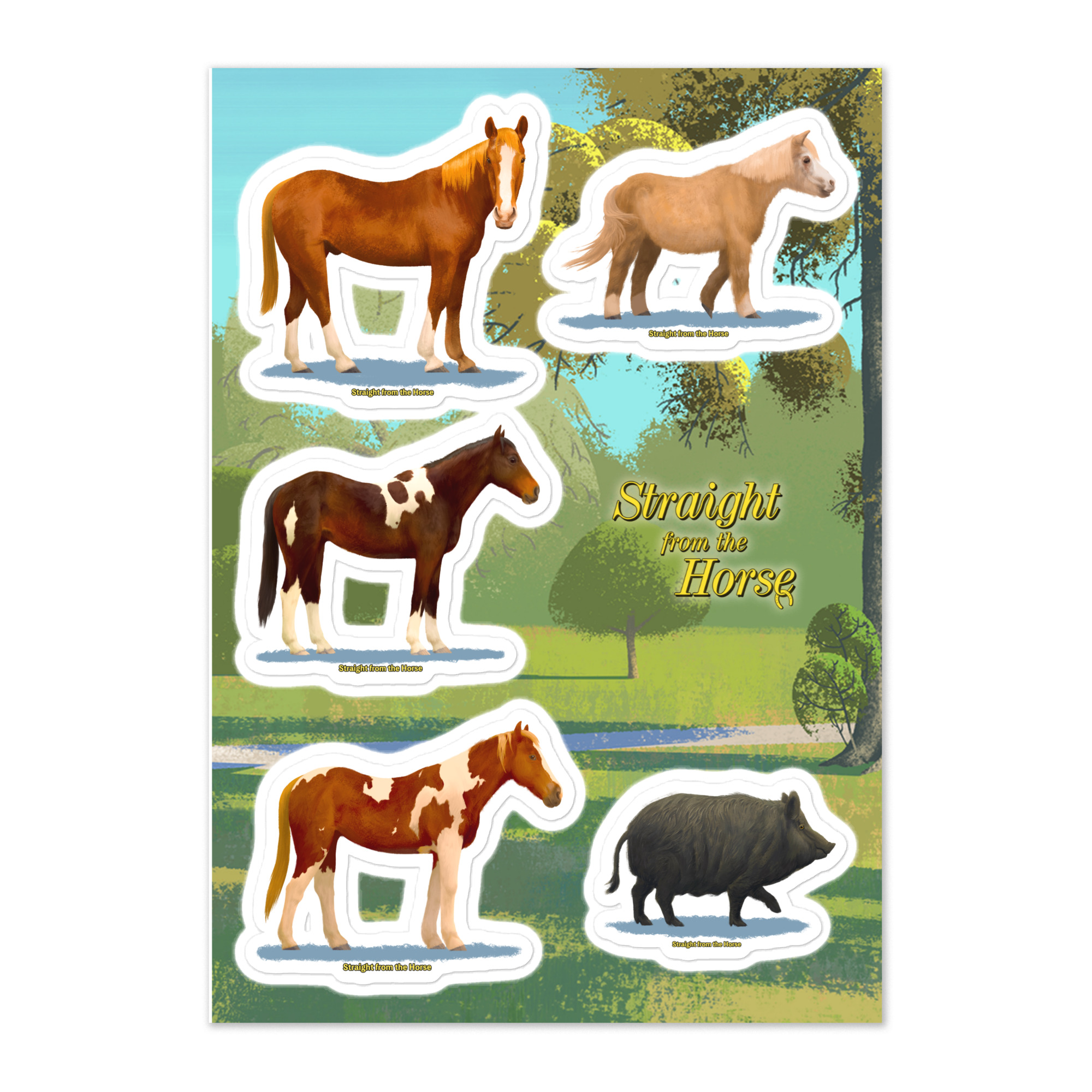 SFTH Merrybelle & Characters Sticker Pack | Straight from the Horse