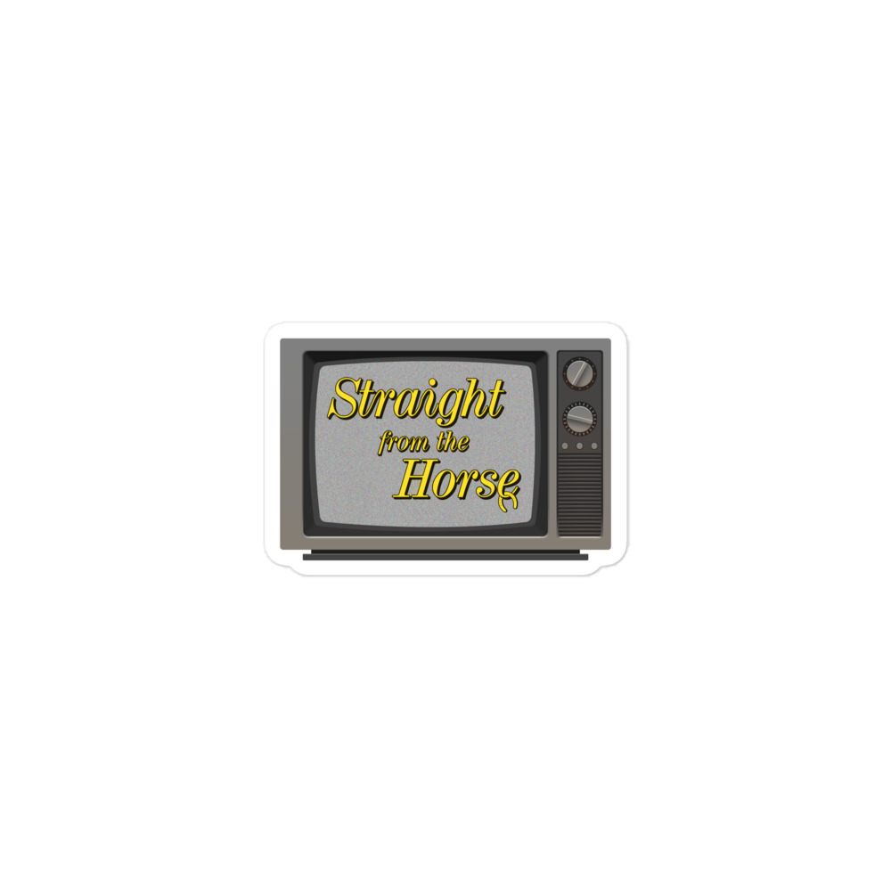 TV Logo Individual Sticker | Straight from the Horse